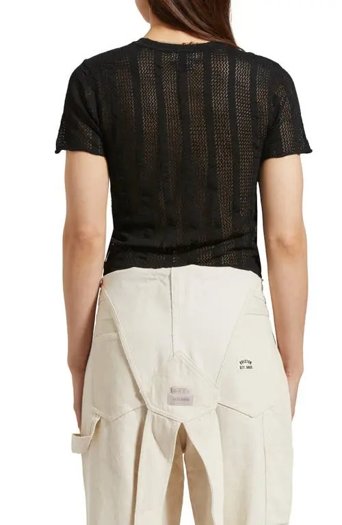 Brixton Sheer Stripe Top