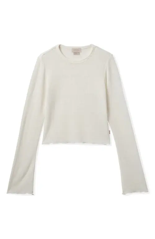 Brixton Semisheer Knit Long-sleeve Top
