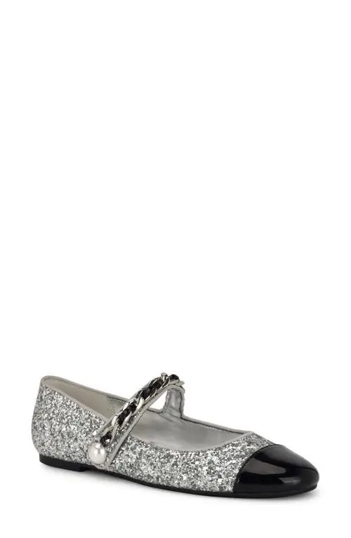 Nine West Platy Cap-toe Mary Jane Flat