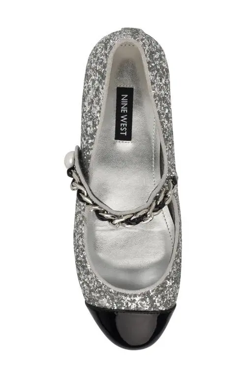 Nine West Platy Cap-toe Mary Jane Flat
