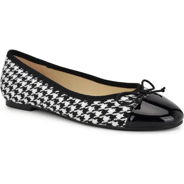 Nine West Cap Toe Ballet Flats