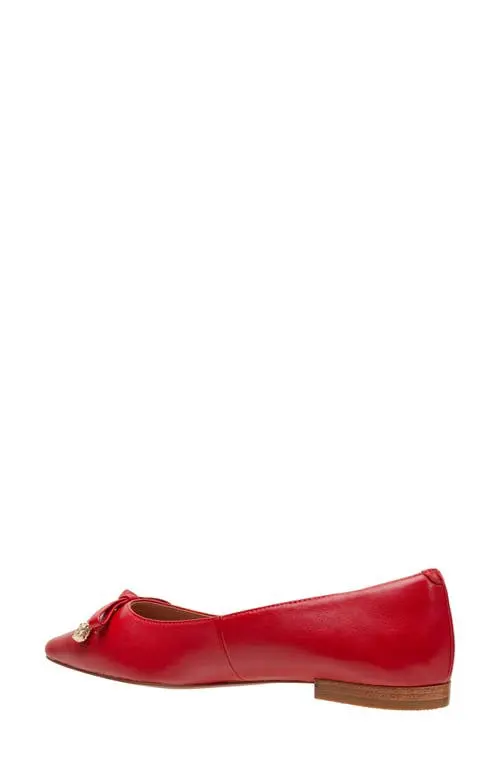 Linea Paolo Nicolis Leather Flats - Lipstick Red