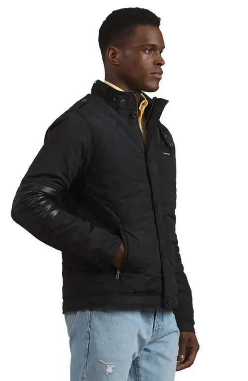 MEMBERS ONLY Belmont Quilted Jacket - Black