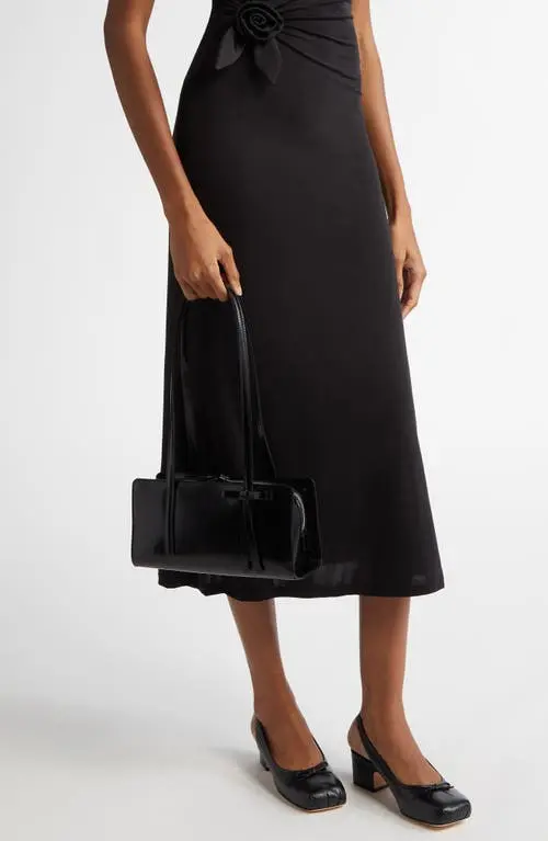 Sandy Liang Recital Patent Leather Shoulder Bag