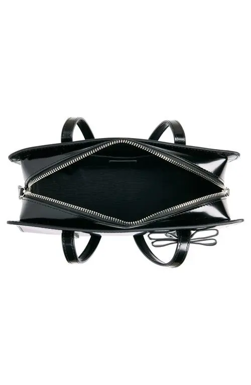 Sandy Liang Recital Patent Leather Shoulder Bag