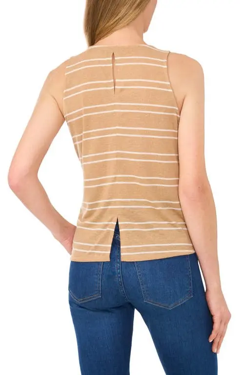 CECE DUPRAZ Stripe Crewneck Tank Top