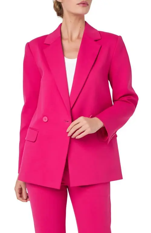 English Factory Double-breasted Blazer