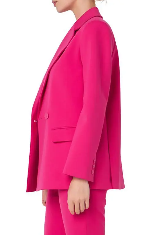English Factory Double-breasted Blazer