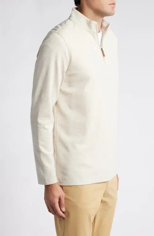 Mizzen+main Kpi Quarter Zip Pullover - Oyster Heather