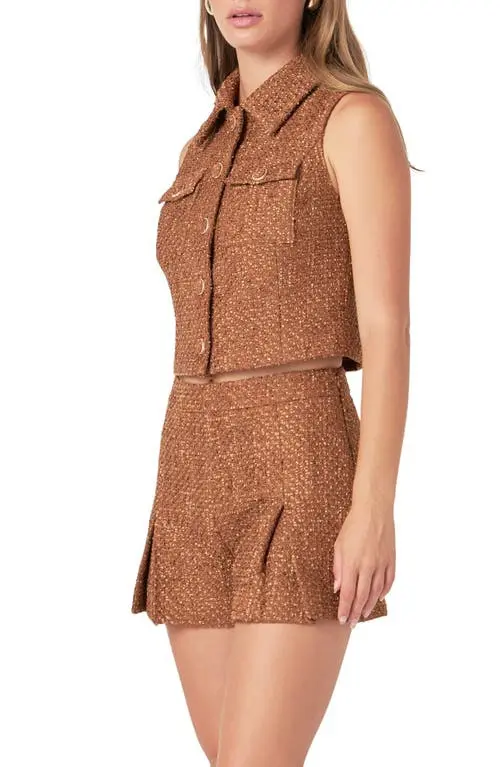 Endless Rose Tweed Vest