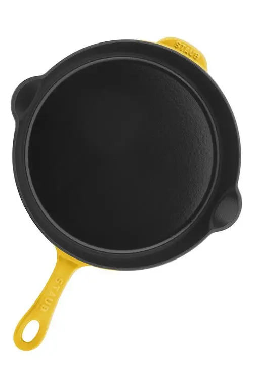 STAUB 8.5-inch Enameled Cast Iron Traditional Deep Skillet - Citron