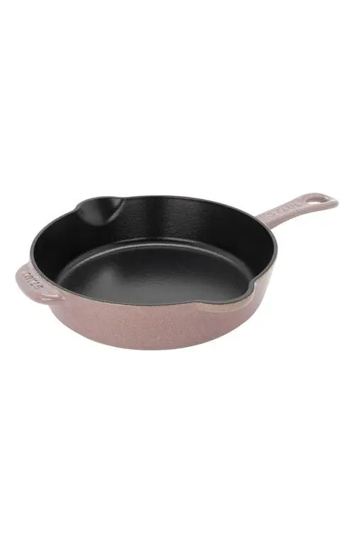 STAUB 8.5-inch Enameled Cast Iron Traditional Deep Skillet - Lilac