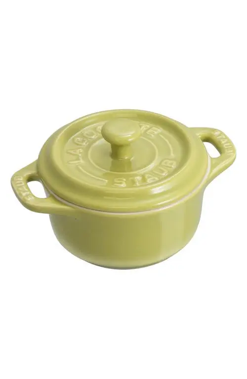 STAUB 6-piece Mini Ceramic Round Cocotte Set