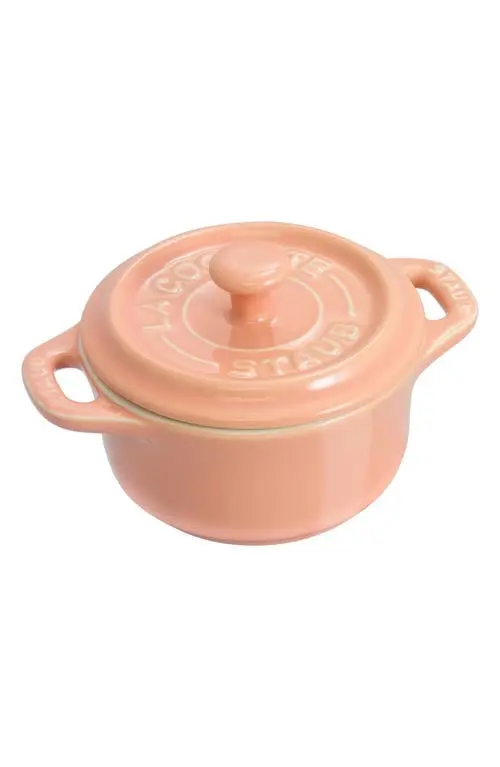 STAUB 6-piece Mini Ceramic Round Cocotte Set