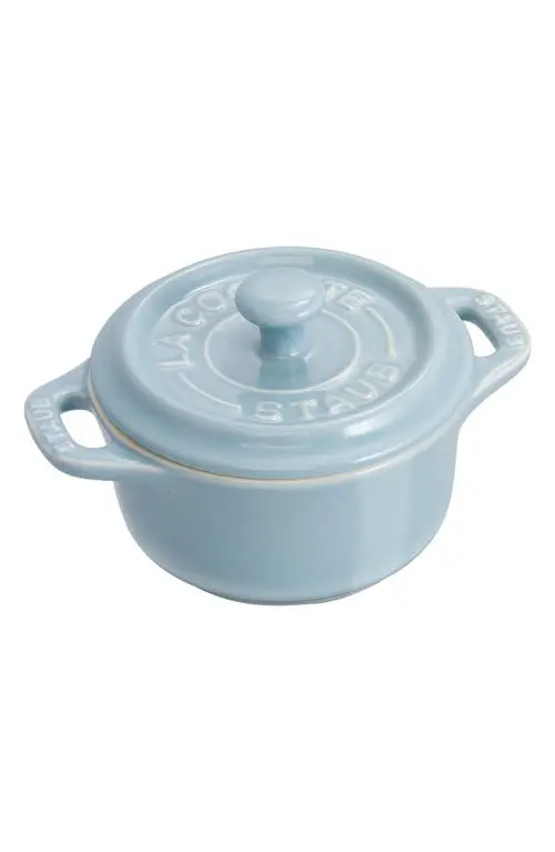 STAUB 6-piece Mini Ceramic Round Cocotte Set