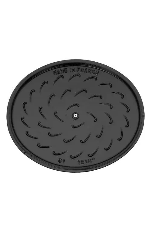 STAUB 6.25-quart Enameled Cast Iron Shallow Oval Dutch Oven