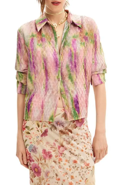 Desigual Yamagata Abstract Print Shirt