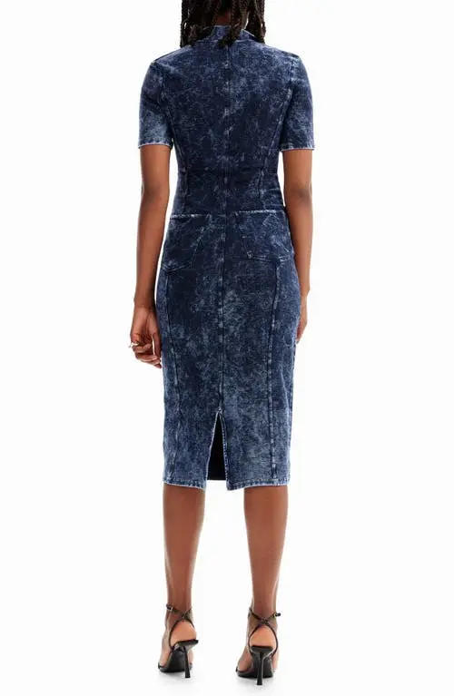 Desigual Zip-up Denim Dress