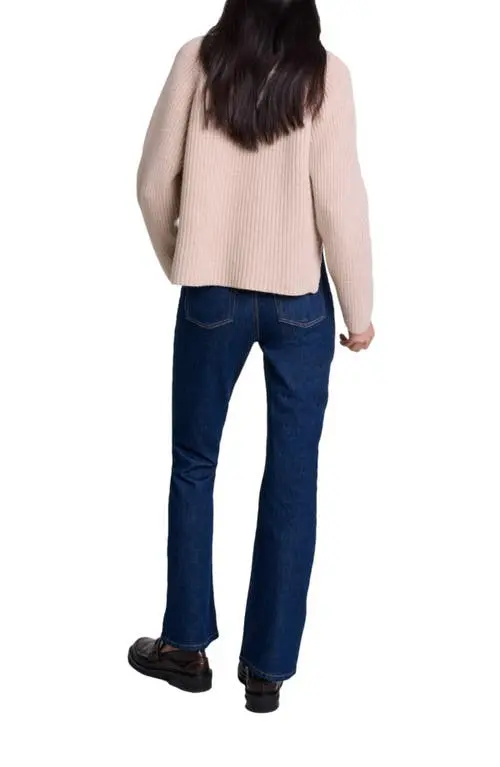 Maje Denim Straight Leg Jeans - Dark Blue