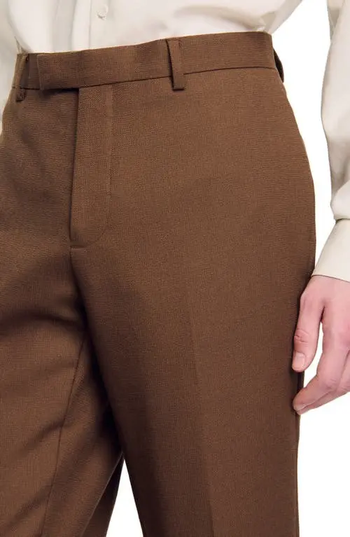 Sandro Classic Fit Wool Suit Trousers