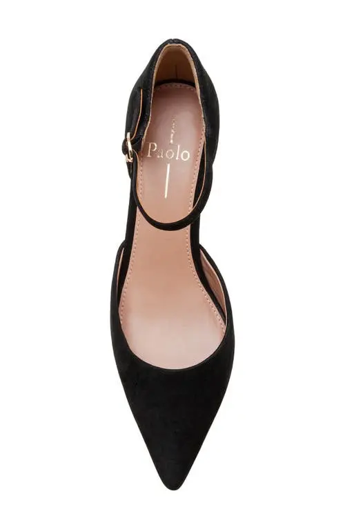 Linea Paolo Carey Ankle Strap Pumps - Black