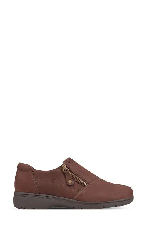 Rockport Hallie Zip Sneakers - Dark Brown