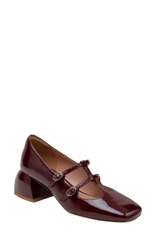 Linea Paolo Maurice Mary Jane Pump - Burgundy