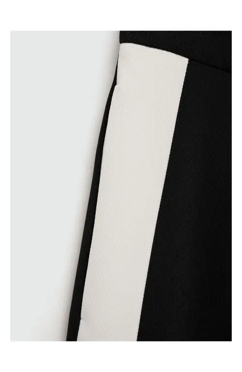 Mango Contrast Stripe Trousers