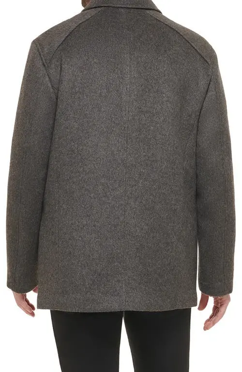 Cole Haan Wool Blend Coat - Grey