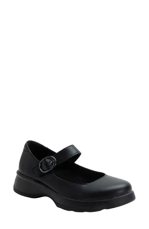 ALEGRIA BY PG LITE Jazmine Mary Jane Shoe - Black Nappa