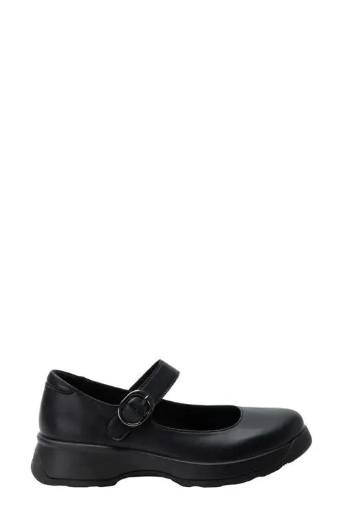 ALEGRIA BY PG LITE Jazmine Mary Jane Shoe - Black Nappa
