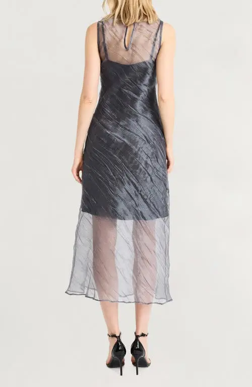 LUXELY 2-piece Organza Slipdress
