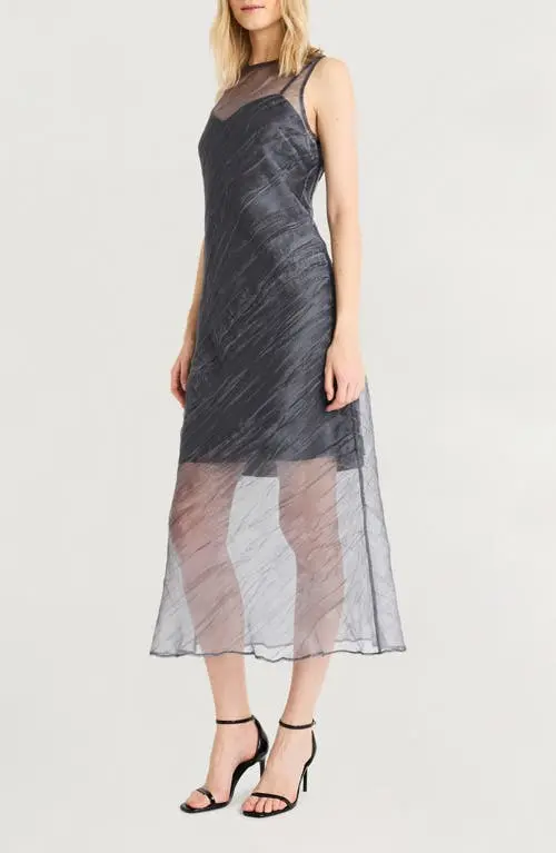 LUXELY 2-piece Organza Slipdress
