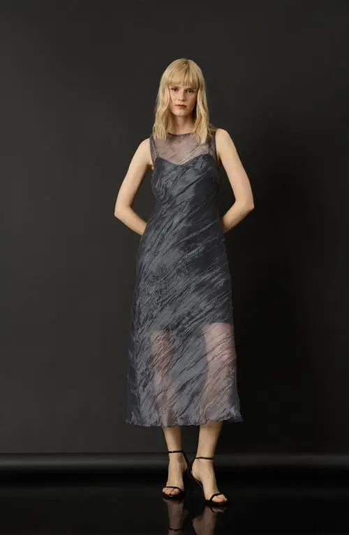 LUXELY 2-piece Organza Slipdress