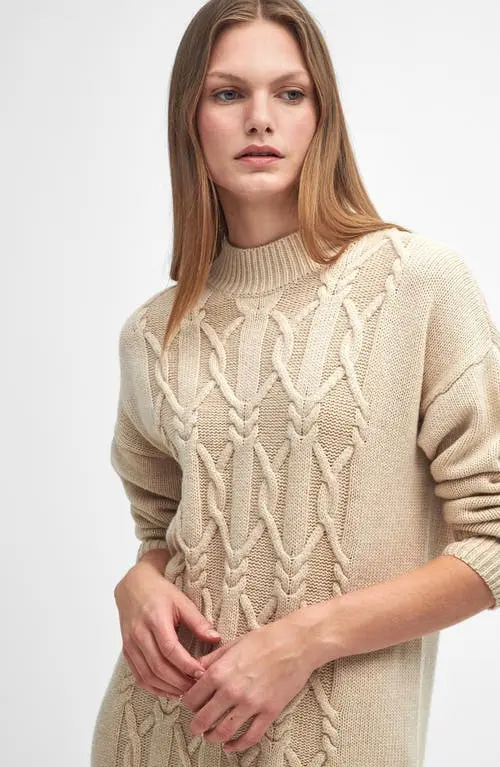 Barbour Elisha Long Sleeve Wool Blend Sweater Dress