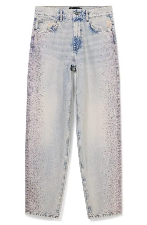 Desigual Cara Rhinestone Straight-leg Jeans
