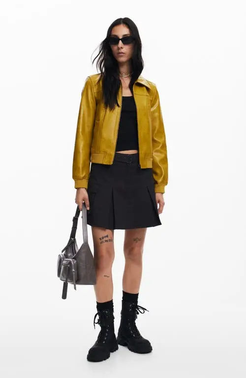 Desigual Helsinki Faux Leather Jacket