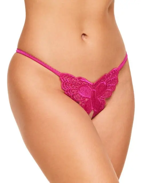 ADORE ME Mariposa G-string Panties - Pink