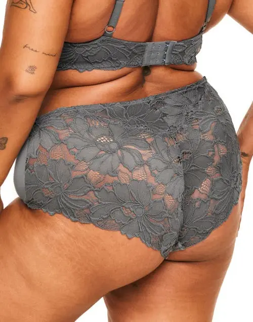 ADORE ME Teagan Shortie Panties - Dark Grey