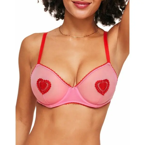 ADORE ME Alyshia Unlined Demi Bra - Medium Pink