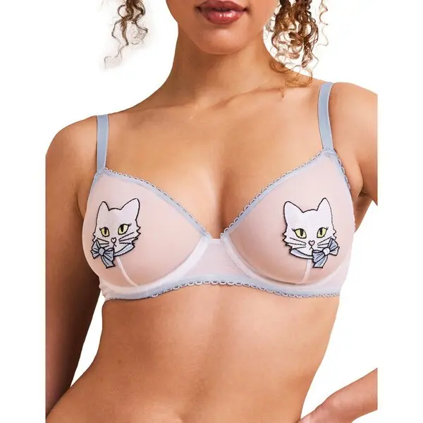 ADORE ME Alyshia Unlined Demi Bra - White