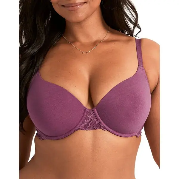 ADORE ME Teagan Contour Full Coverage Bra - Dark Purple
