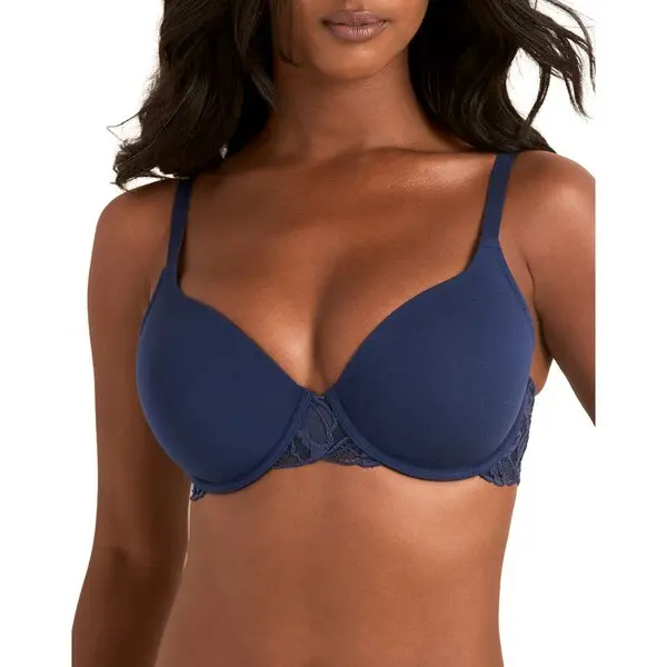 ADORE ME Teagan Contour Full Coverage Bra - Dark Blue