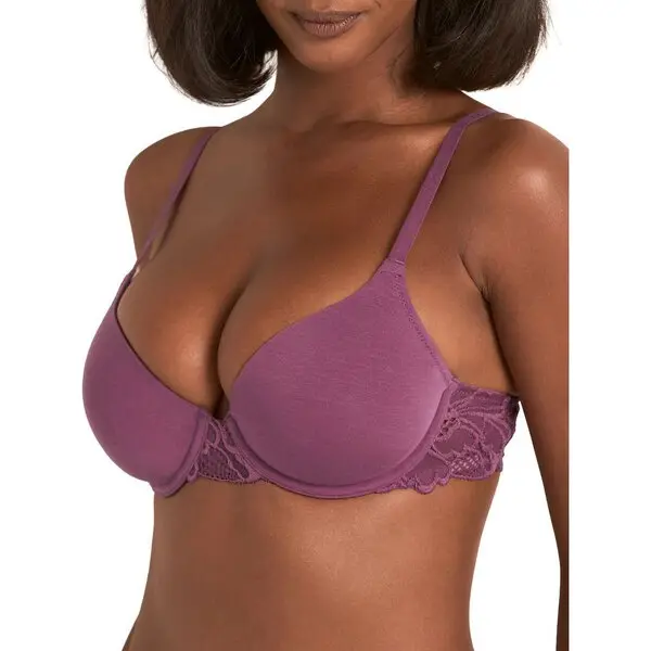 ADORE ME Teagan Contour Full Coverage Bra - Dark Purple
