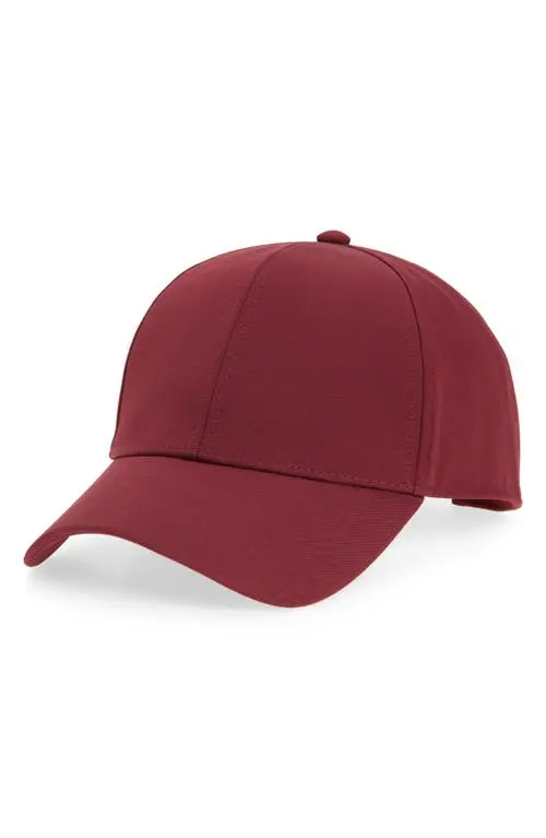 Nordstrom Adjustable Baseball Cap - Burgundy