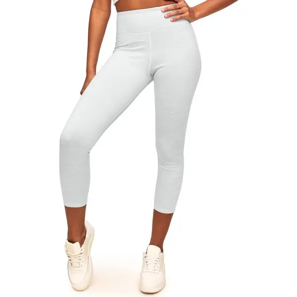 ADORE ME Haley High-waist Heather Fleece 7/8 Legging - White