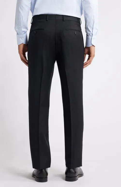 Samuelsohn Roica Flat-front Straight Leg Dress Pants