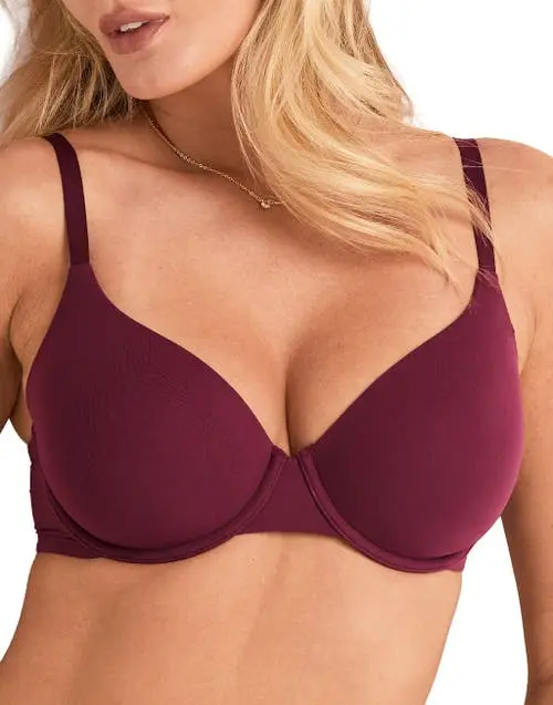 ADORE ME Janelle Contour Demi Bra - Dark Red