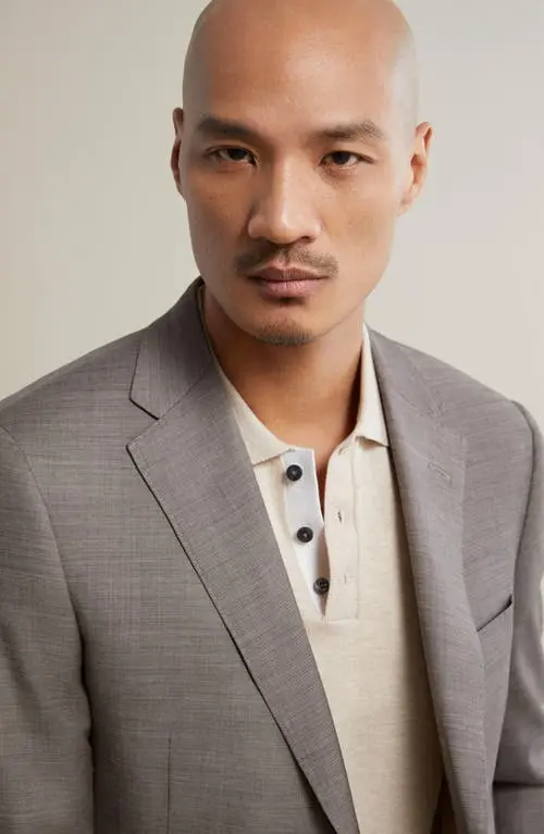 Samuelsohn Wool Sharkskin Suit