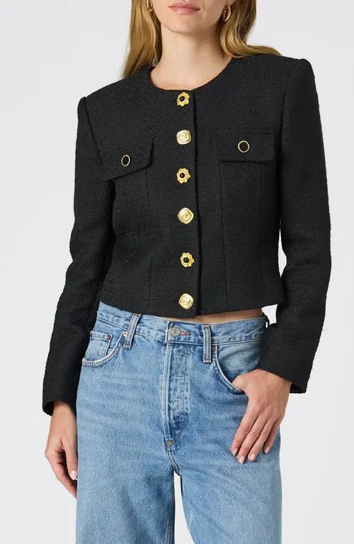 French Connection Tweed Jacket With Button Details
